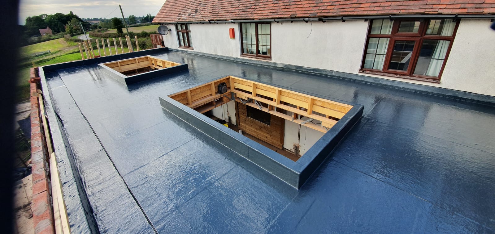 Fibreglass roof system installers